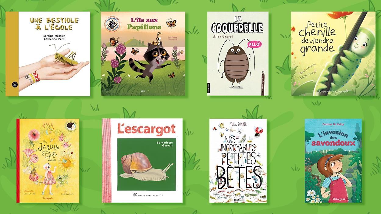 Des livres pour découvrir les insectes de notre jardin