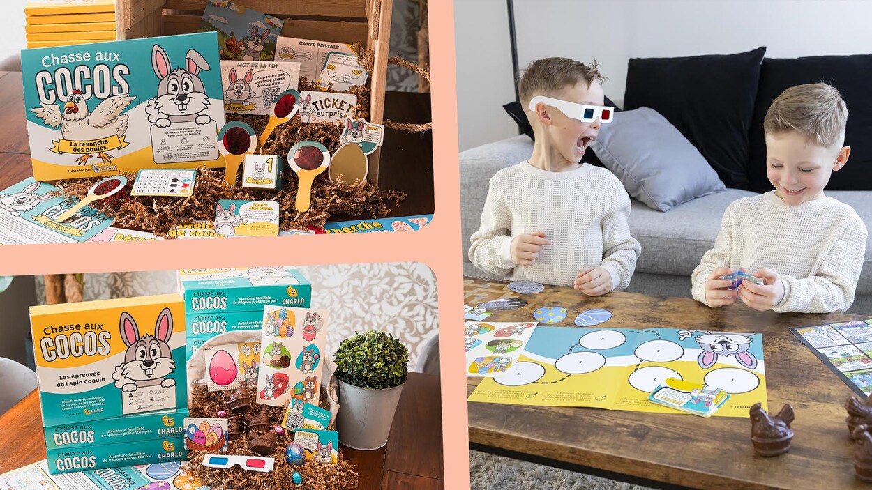 Une chasse aux cocos clé en main pour les 4/7 ans et les 8/12 ans