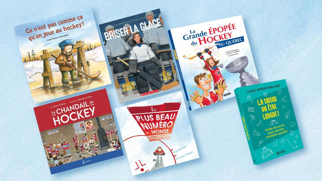 Cinq albums sur le hockey et un guide pour parents de sportifs et ...