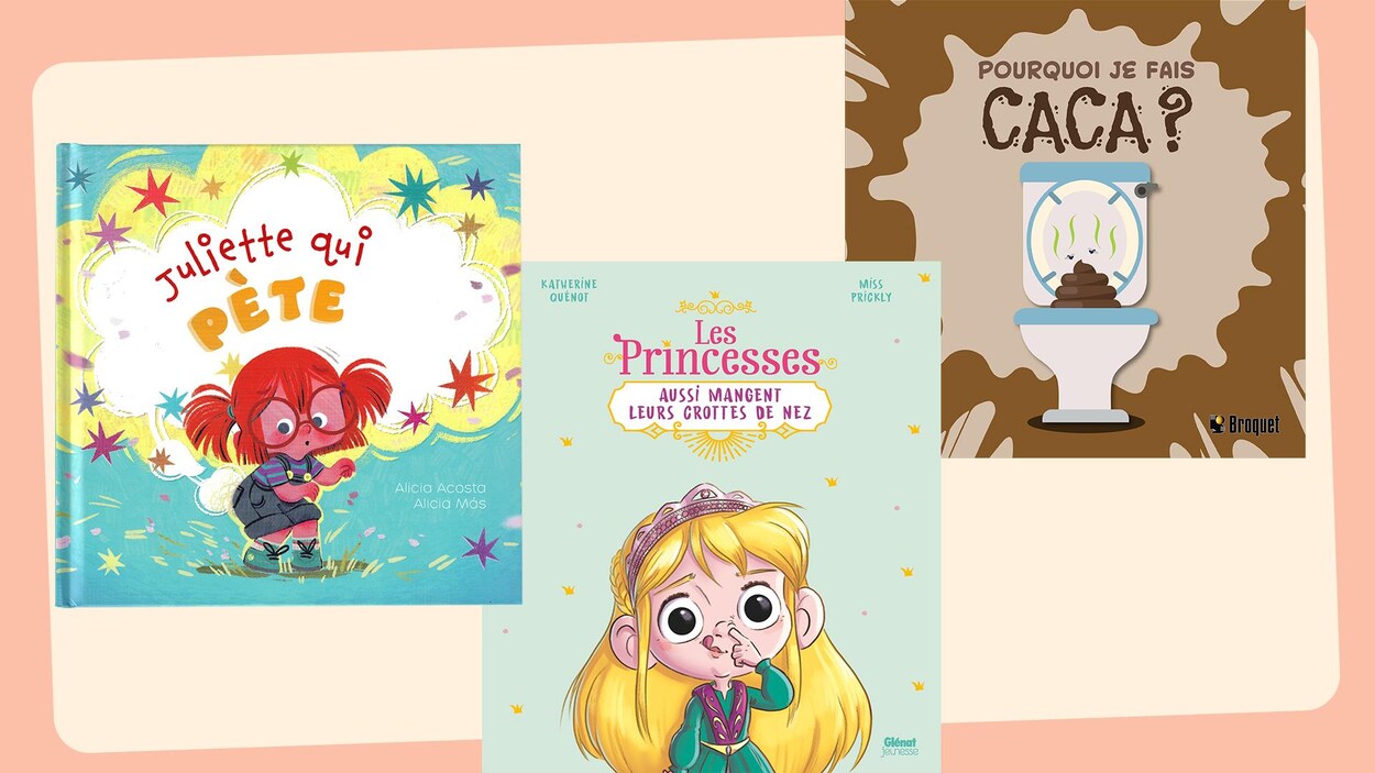 Pets, caca, crottes de nez et rots, en littérature jeunesse!