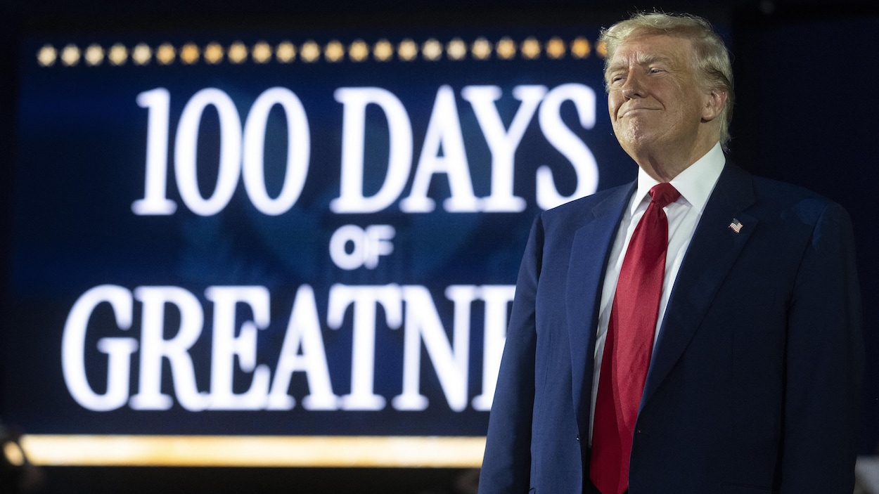 Les 100 premiers jours du mandat de Donald Trump en 13 chiffres | Radio ...