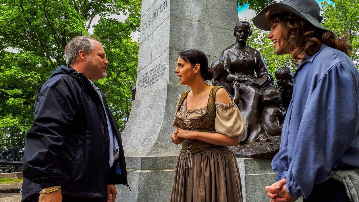La ville de Québec rend hommage au premier couple venu de France ...