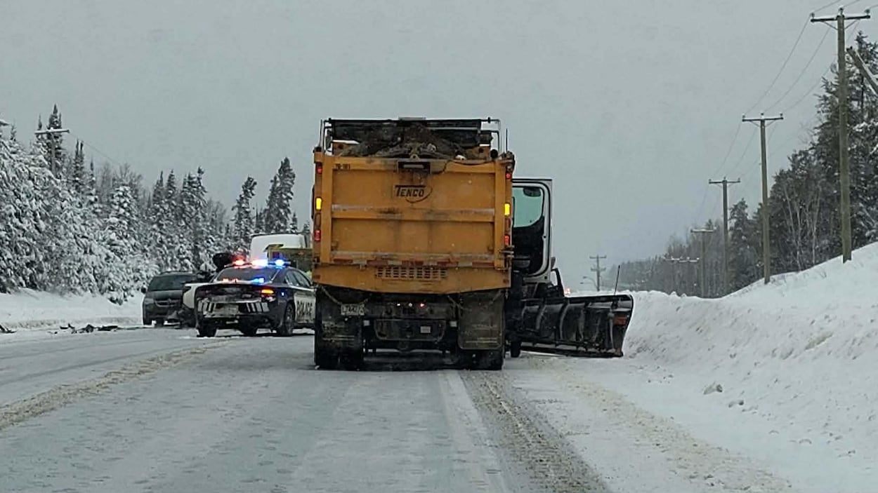Accident sur la route 117 : une personne blessée gravement | Radio-Canada