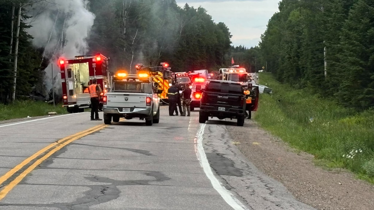 Collision mortelle sur la route 155 | Radio-Canada
