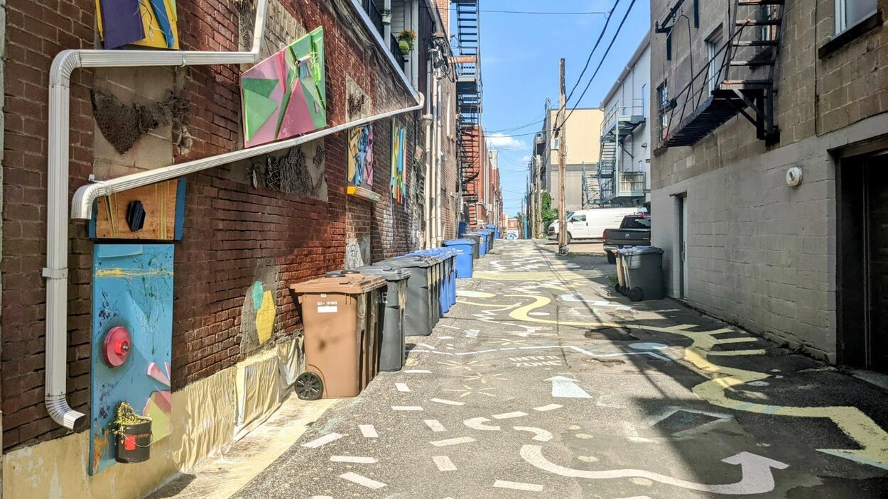 Interzone donne de la vie à une ruelle de Shawinigan | Radio-Canada