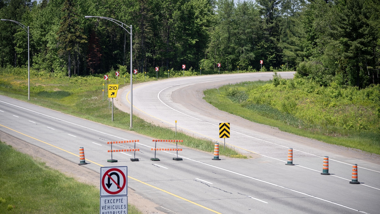 Nouveau chemin de déviation sur la 40 à Trois-Rivières à partir de ...