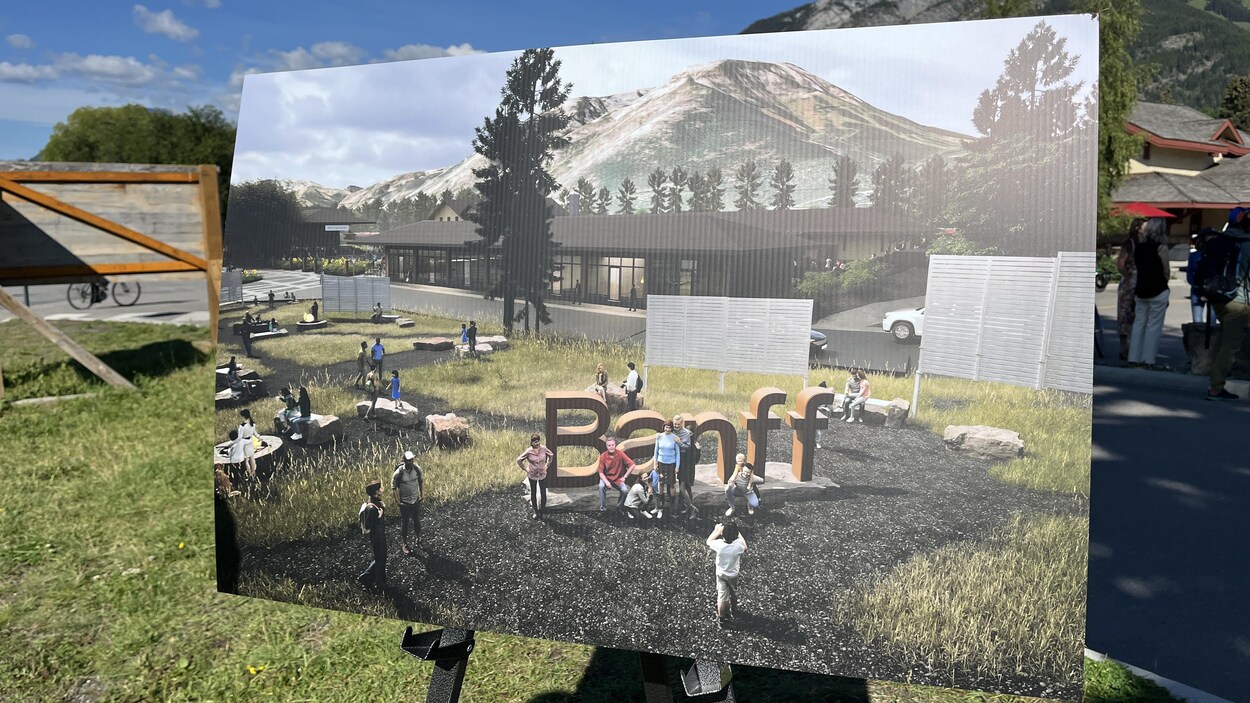 Le panneau photogénique de Banff va être déplacé en octobre | Radio-Canada