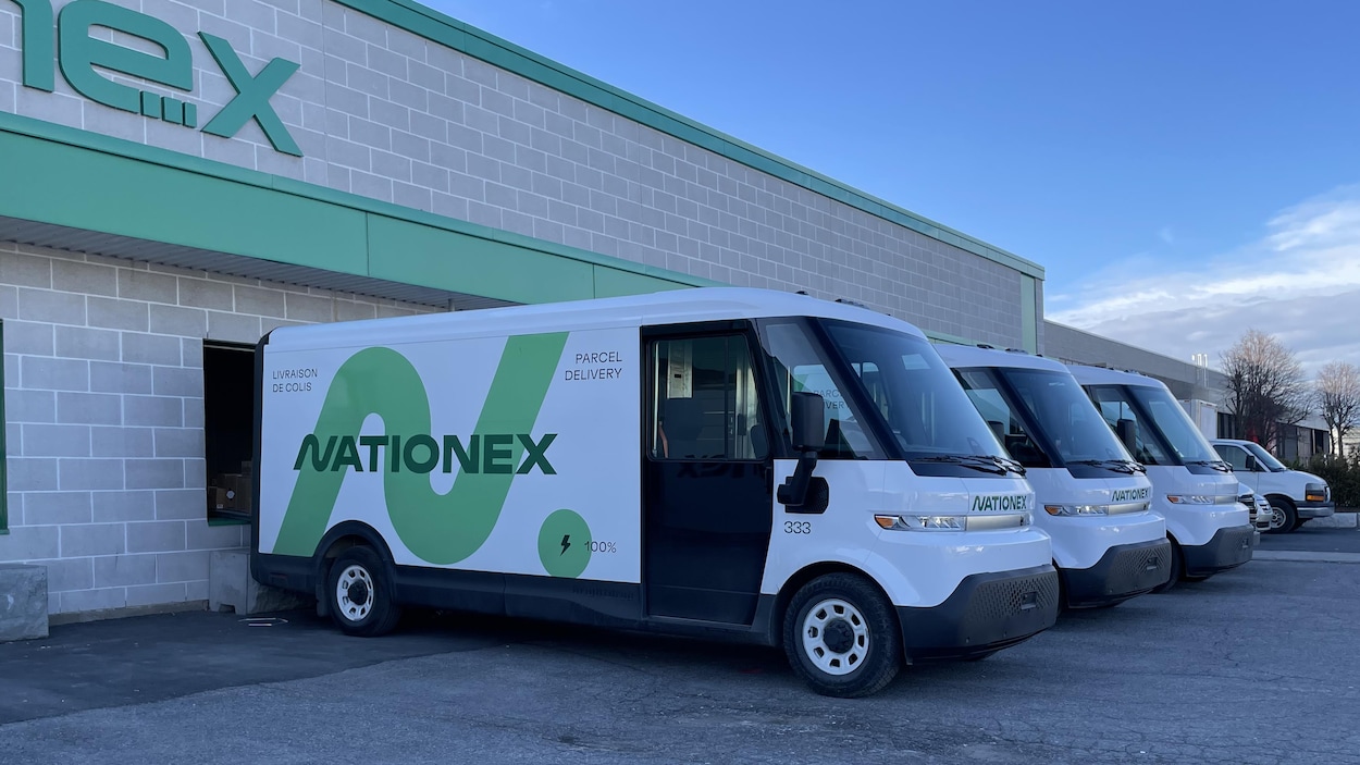 Nationex teste les livraisons écoresponsables à Chicoutimi | Radio-Canada