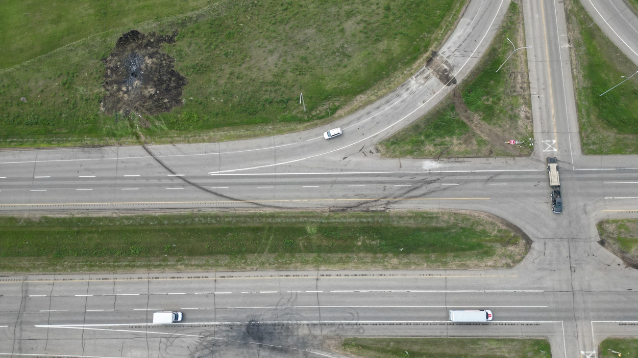 Un demi-tour à l’intersection de Carberry serait la meilleure option ...