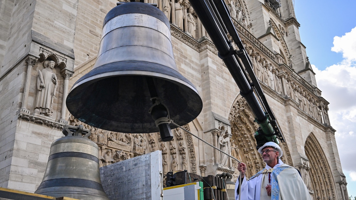 Chantier de Notre-Dame de Paris : la pose des huit cloches est terminée ...