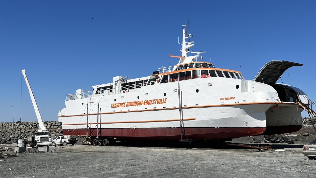 Pas de traversier entre Rimouski et Forestville en 2023 | Radio-Canada