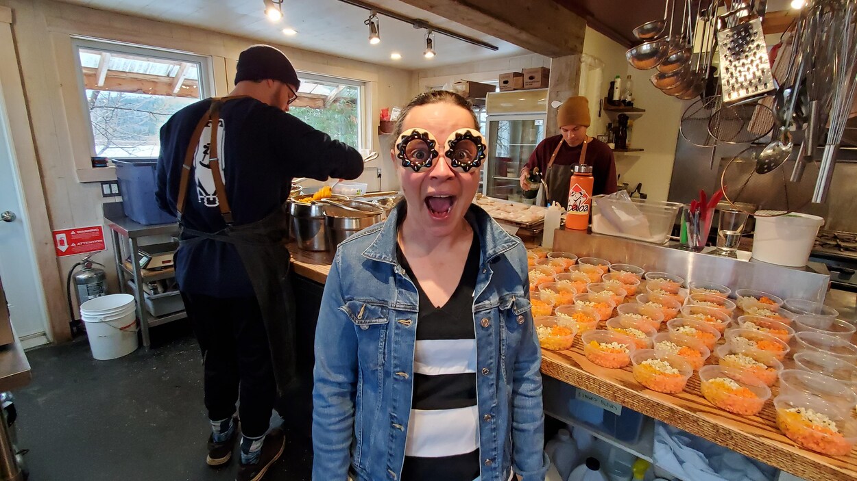 La cheffe Colombe St-Pierre participe à un événement gastronomique ...