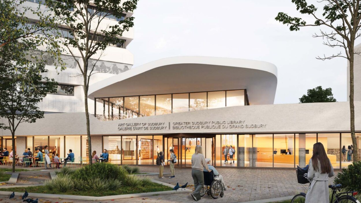 Un aperçu du futur Carrefour culturel de Sudbury | Radio-Canada