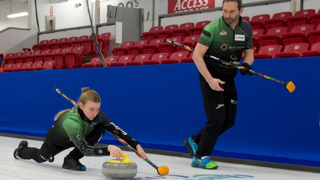 Curling double mixte : des débuts difficiles pour Desjardins et Gionest ...