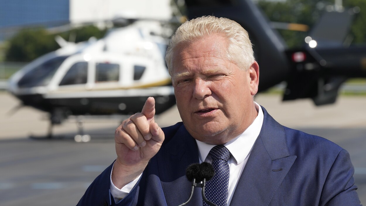 Doug Ford fera pleuvoir des chèques sur l’électorat | Radio-Canada