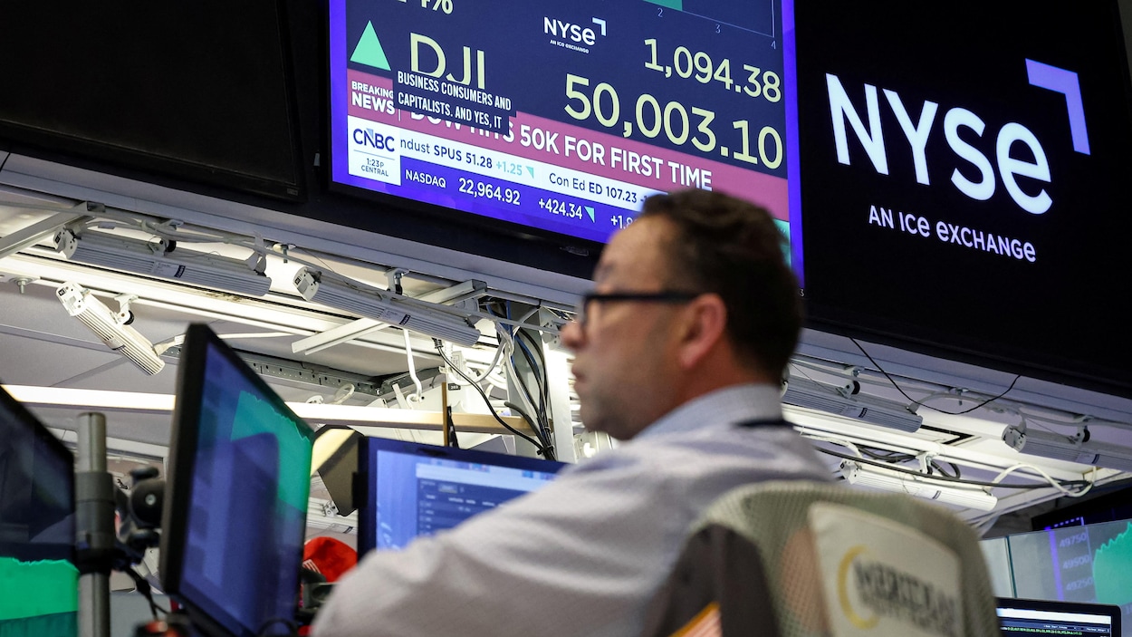 Le Dow Jones dépasse les 50 000 points pour la première fois de son ...