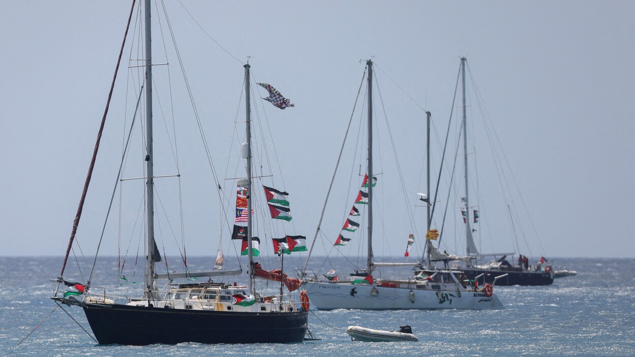 Flottille pour Gaza : deux militants interrogés en Israël | Radio-Canada