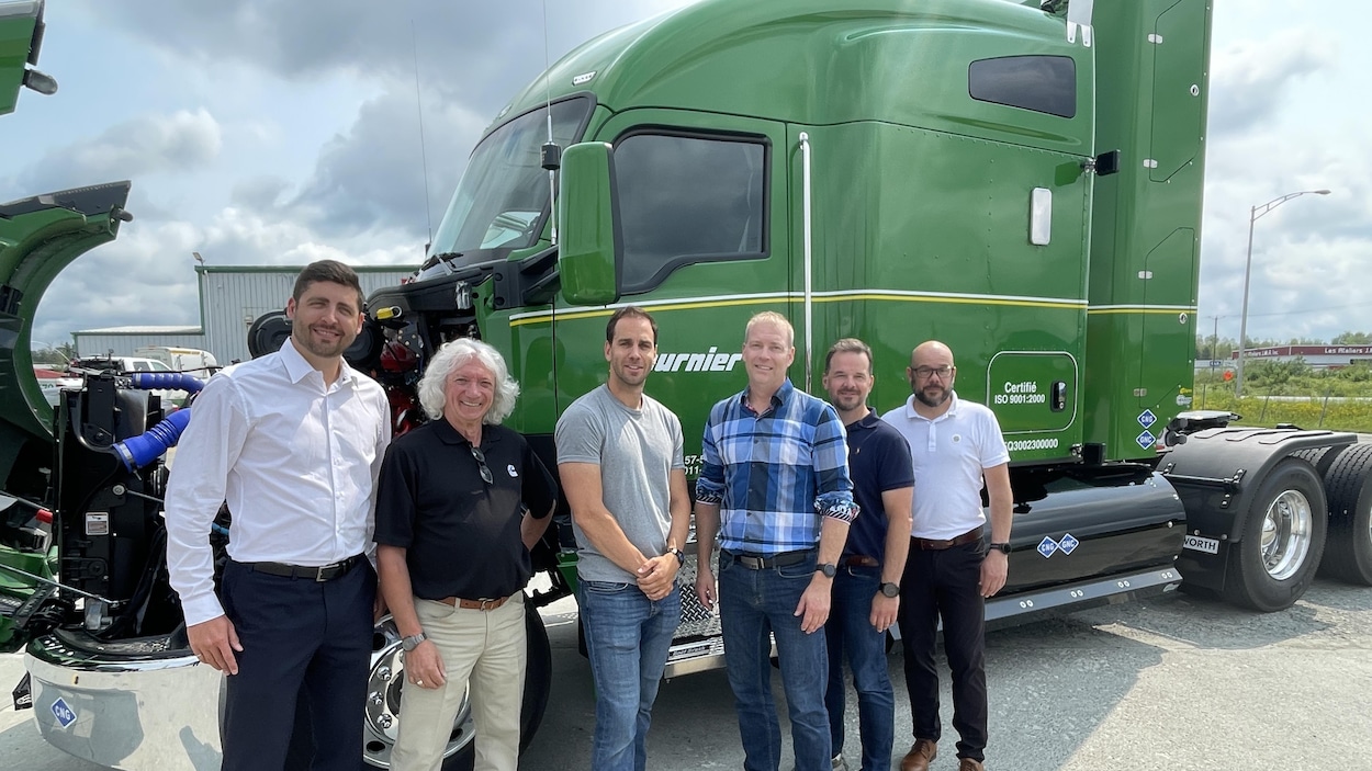 L. Fournier et Fils teste un premier camion alimenté au gaz naturel ...