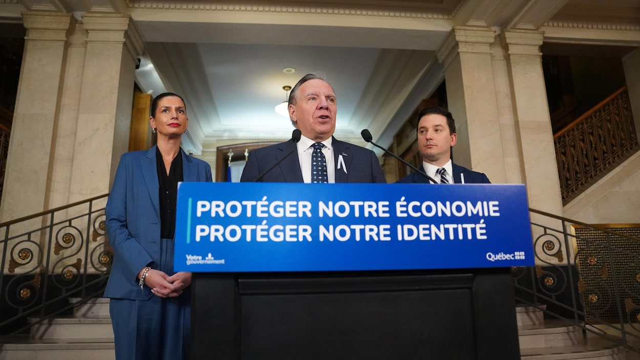 François Legault : « J’ai eu la COVID, pis là, j’ai Donald Trump ...