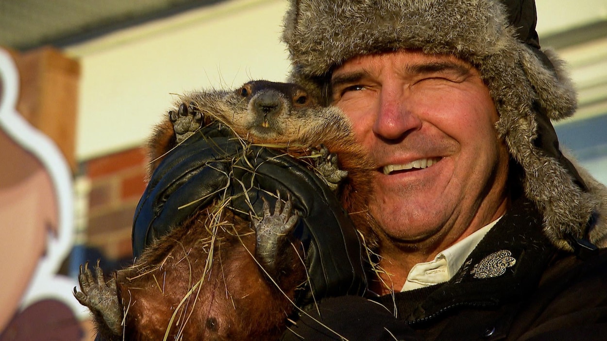 Fred la marmotte prédit un printemps tardif | Radio-Canada