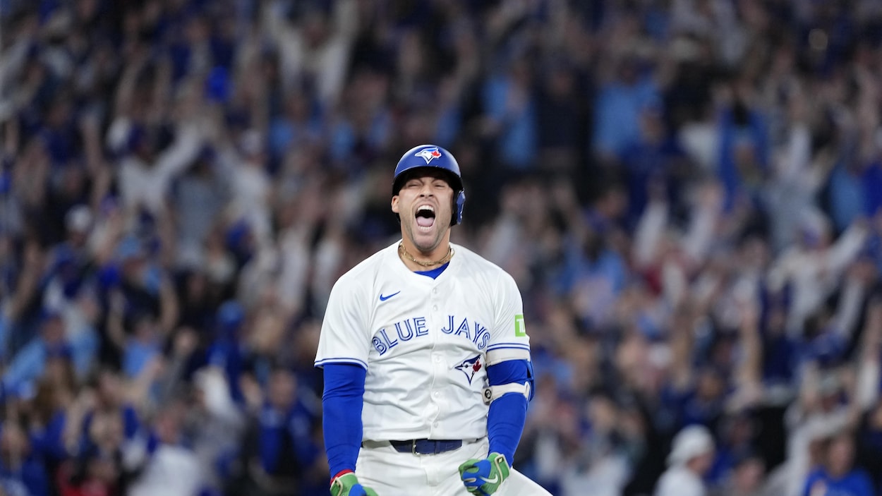 Blue Jays en Série mondiale : le moment de George Springer | Radio-Canada