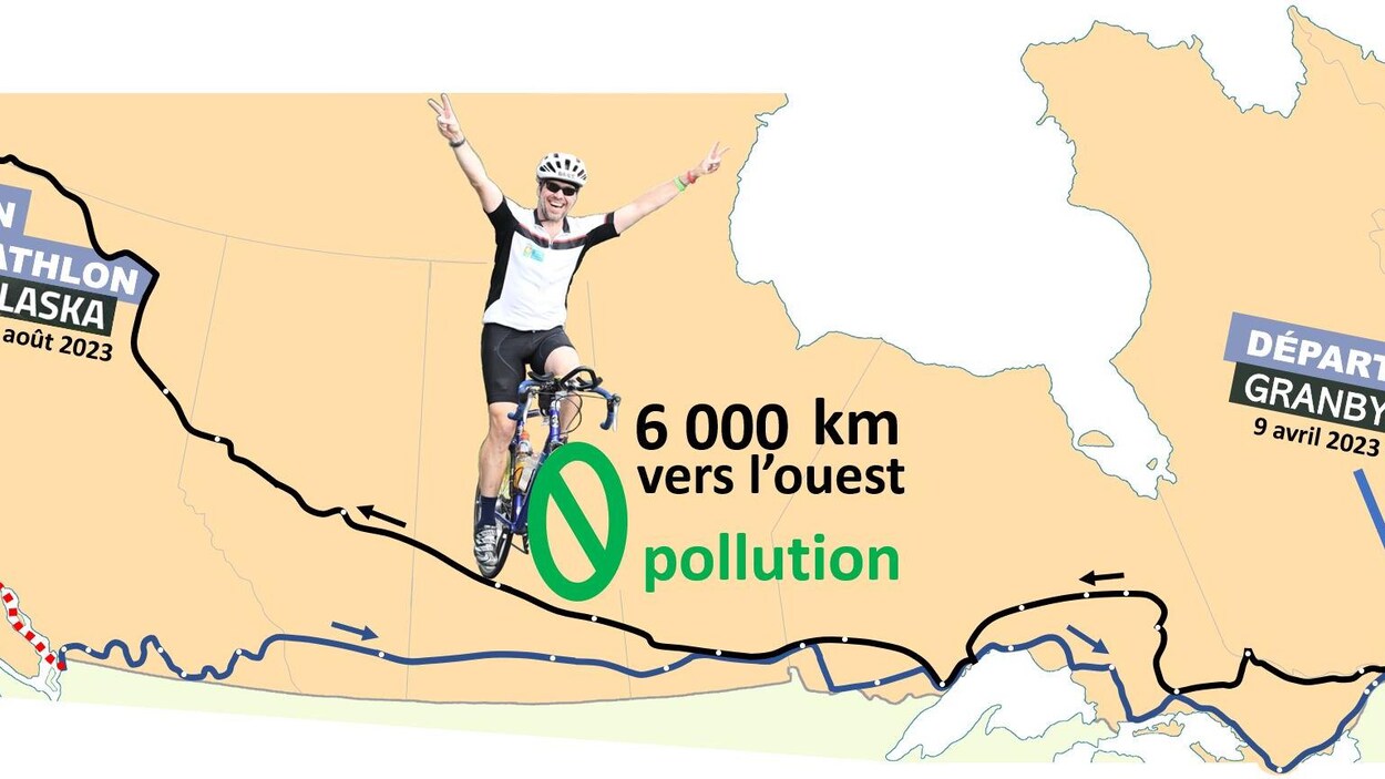 Un Granbyen va parcourir aller-retour à vélo les 6000 km qui le ...