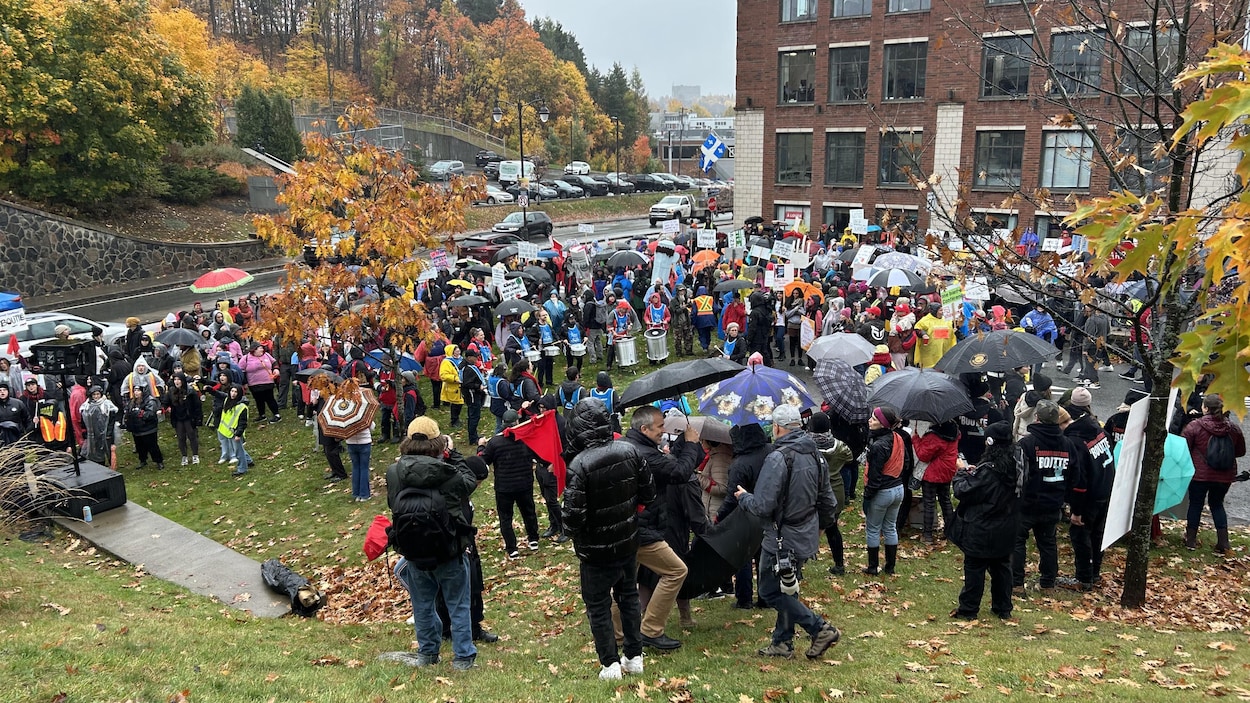 Demonstration for a White Quebec Held in Shawinigan - News Directory 3