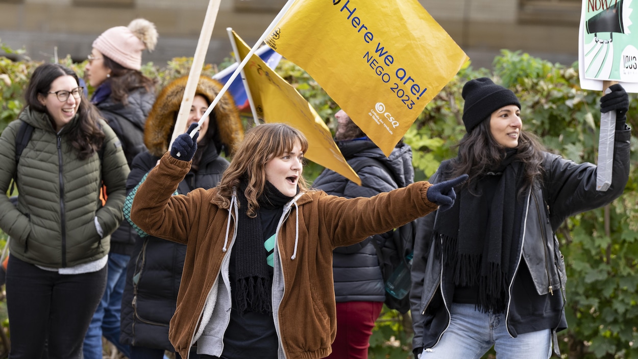 Le Front commun annonce trois jours de grève supplémentaires | Grèves ...
