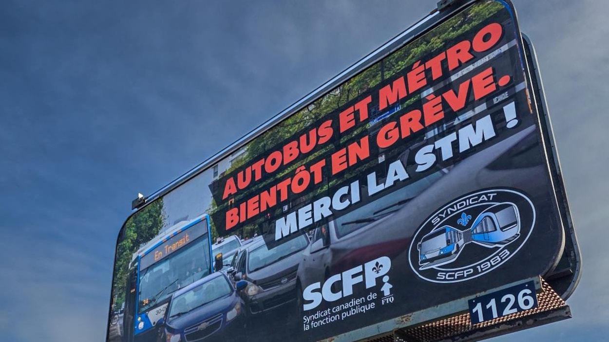 Les chauffeurs de la STM diffusent l’annonce d’une possible grève ...