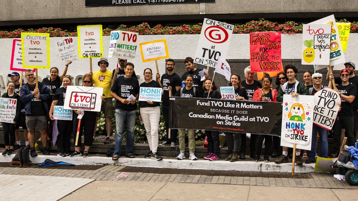 Des employés de TVO en grève depuis un mois devront se prononcer sur ...