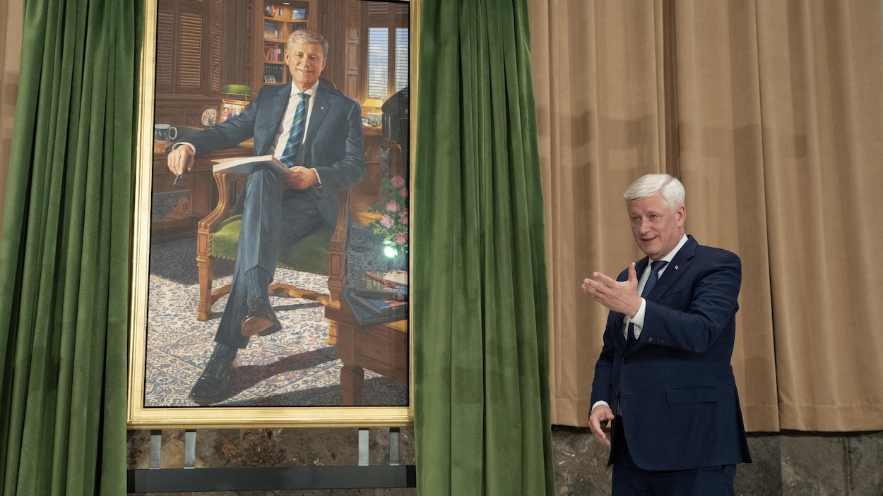 Son portrait officiel dévoilé : Stephen Harper appelle à l’unité ...
