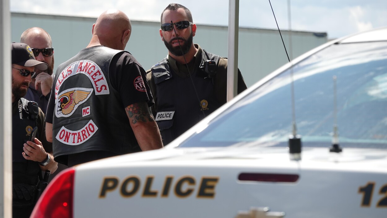 Opération policière d’envergure pour accueillir les Hells Angels ...
