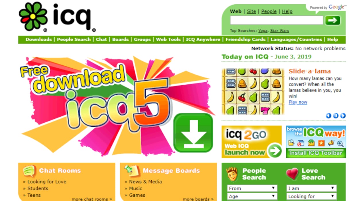 Un dernier hommage à la messagerie ICQ avant sa mort | Radio-Canada