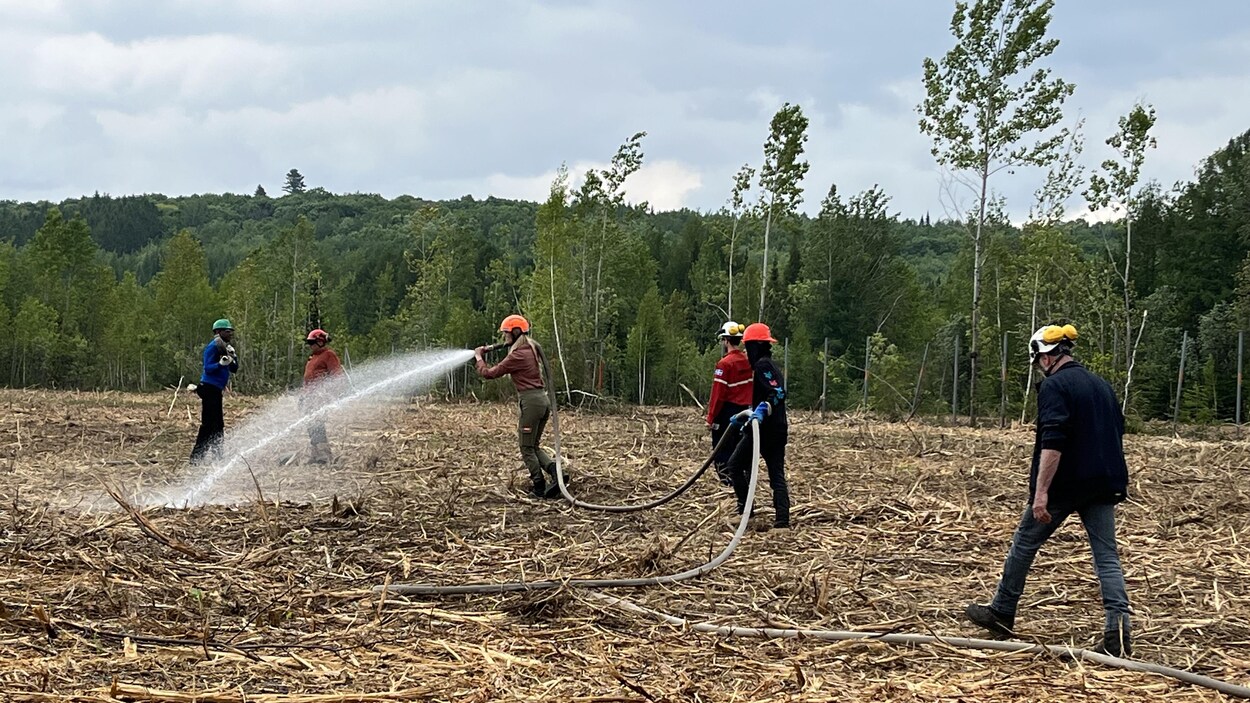 La formation accélérée de 350 pompiers auxiliaires de la SOPFEU est ...