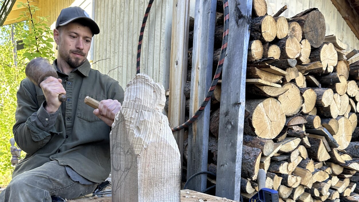 Joshua Lesage : sculpter l'âme du bois | Info | Radio-Canada