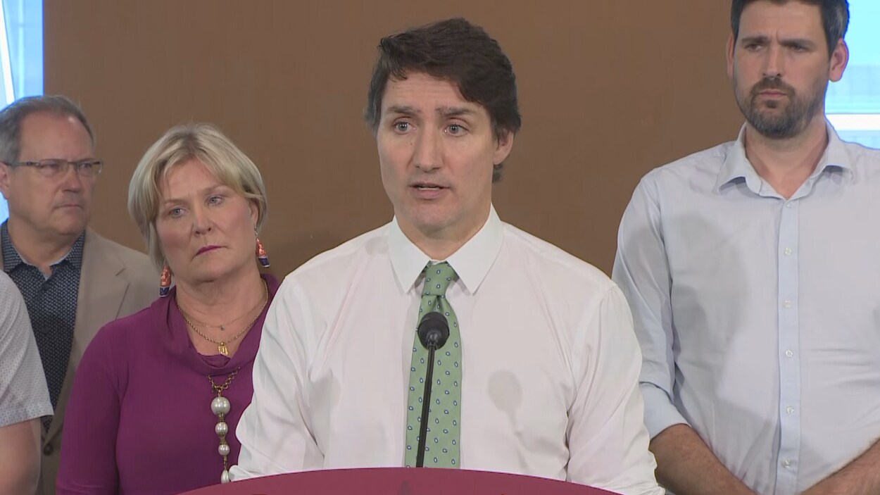 Justin Trudeau à Truro pour défendre le plan de couverture santé ...