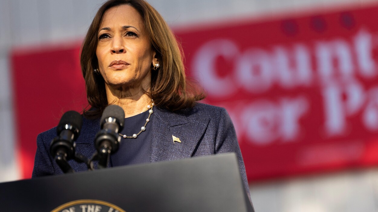 Harris promet une présidence en rupture avec celle de Biden | Radio-Canada