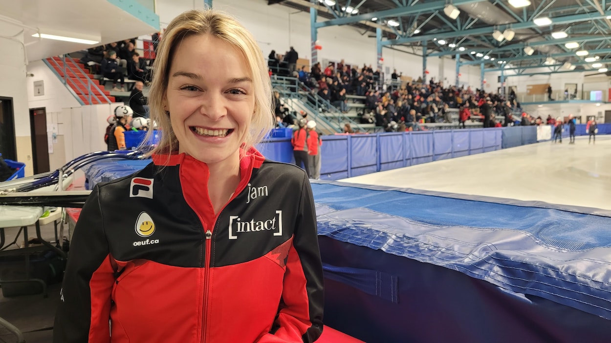La patineuse de vitesse Kim Boutin domine la Coupe Canada à Sherbrooke ...