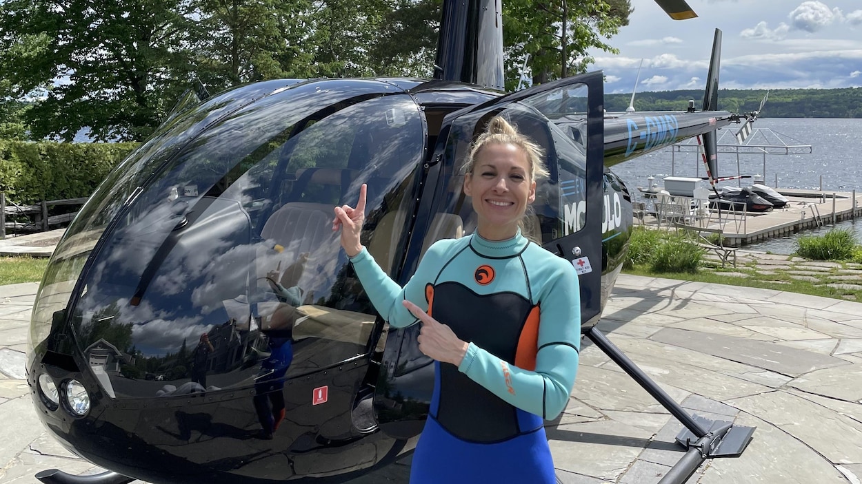 Plongeon extrême : prise 2 pour Lysanne Richard pour tenter de battre ...