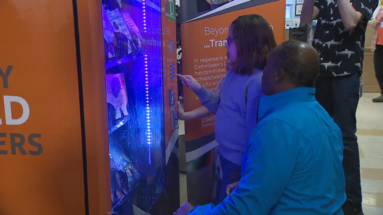 À Calgary, l’École Catherine Nichols Gunn propose une machine ...