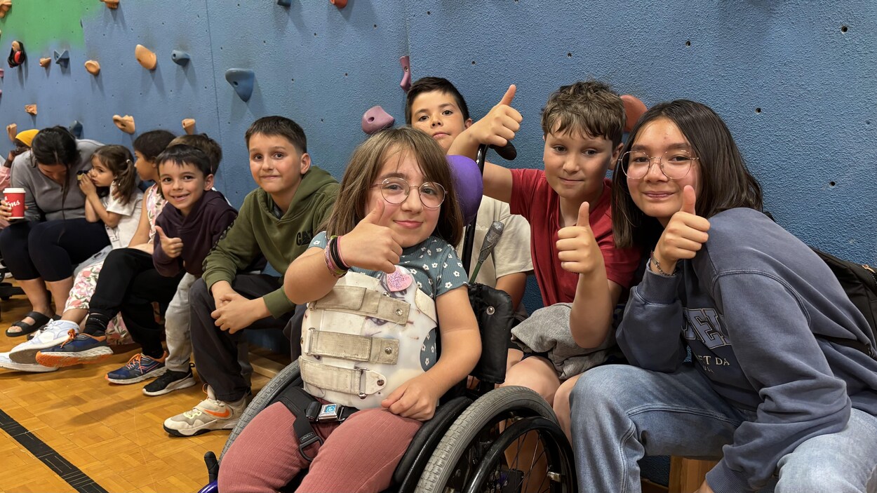 « Affiche tes couleurs » à l’école la Maisonnée à Sherbrooke | Radio-Canada