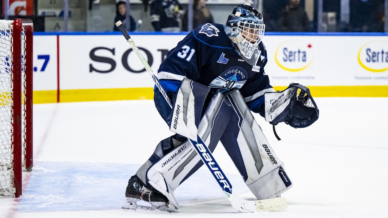 Le gardien Mathis Langevin quitte l’Océanic | Radio-Canada