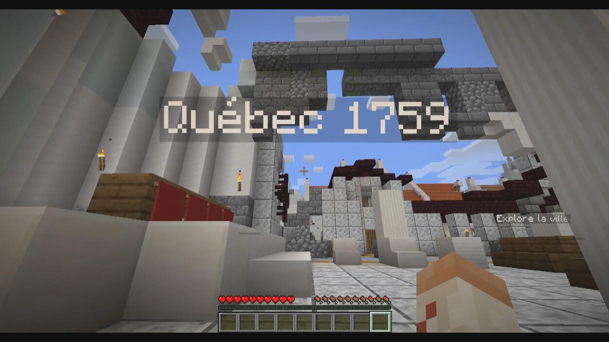 Revivre le siège de Québec grâce à Minecraft | Radio-Canada.ca