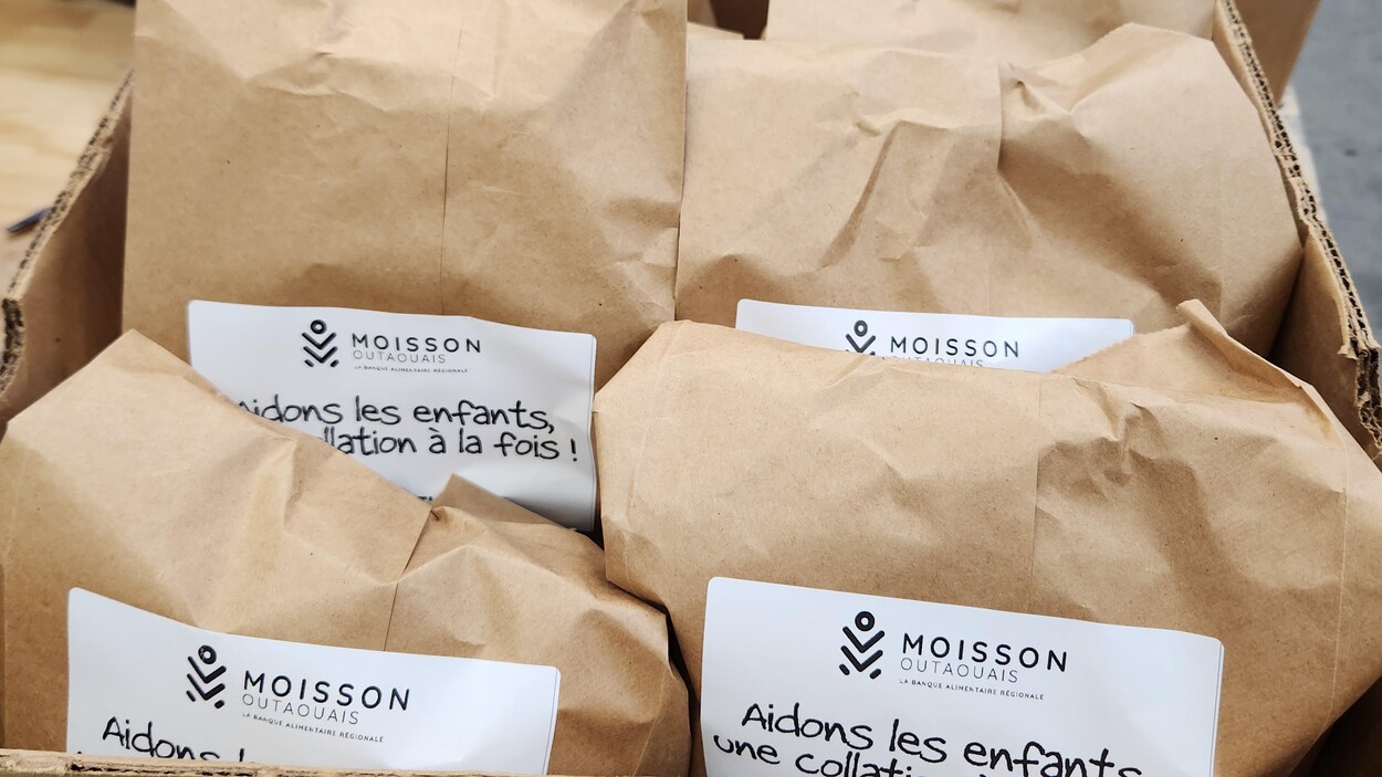 À l’heure de la rentrée, Moisson Outaouais distribue les collations ...