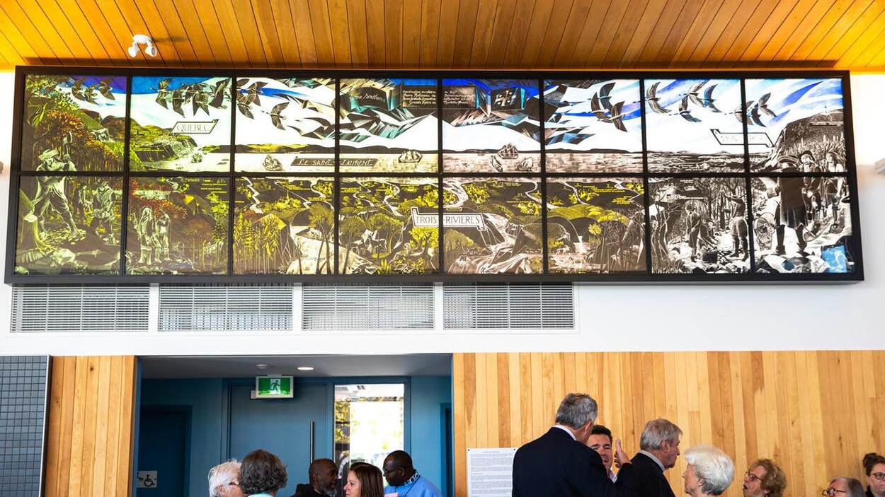 Une oeuvre du Musée Pop exposée au Sanctuaire Notre-Dame-du-Cap | Radio ...