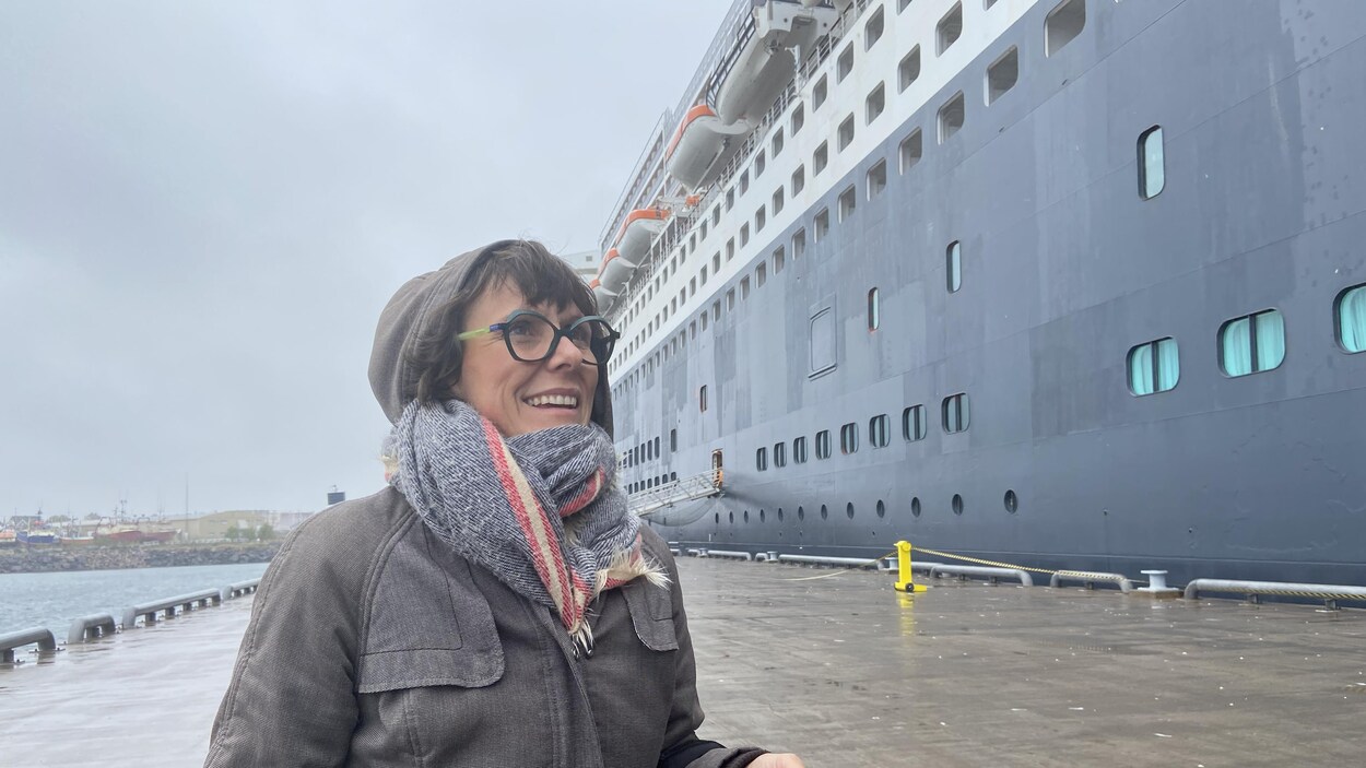 Onze ans plus tard, Mylène Paquette et le Queen Mary 2 se retrouvent ...