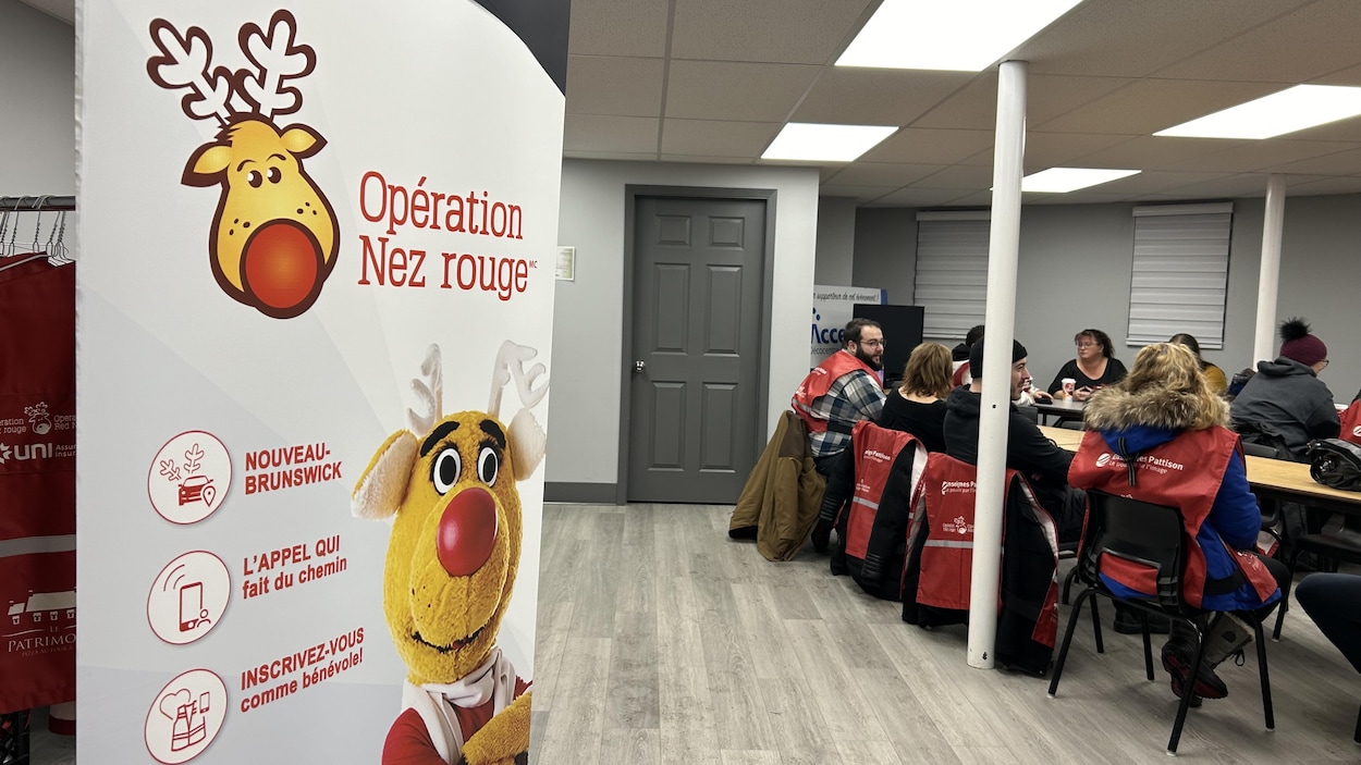 Opération Nez rouge déploie ses bénévoles au Nouveau-Brunswick | Radio-Canada