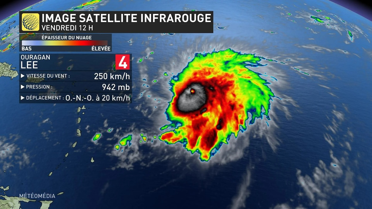 Des modèles peuvent être trompeurs sur la trajectoire de l’ouragan Lee ...
