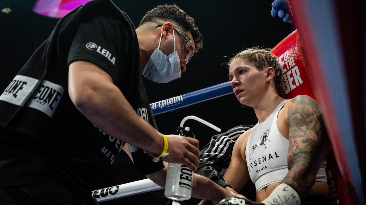Leïla Beaudoin : À fond sur le ring comme à l’université | Radio-Canada