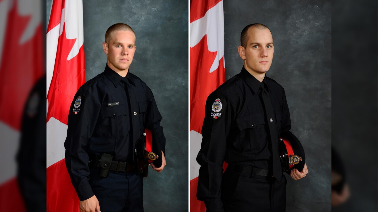 Un livre de condoléances pour les agents Travis Jordan et Brett Ryan à ...